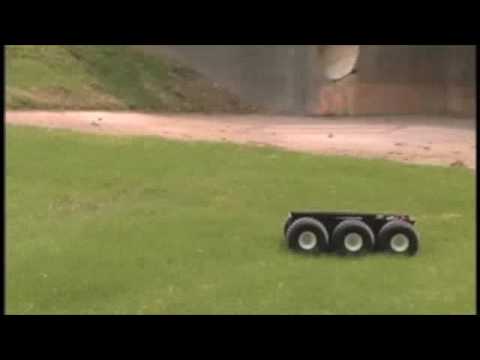 Zigbee remote controlled Six Wheel Robot - YouTube