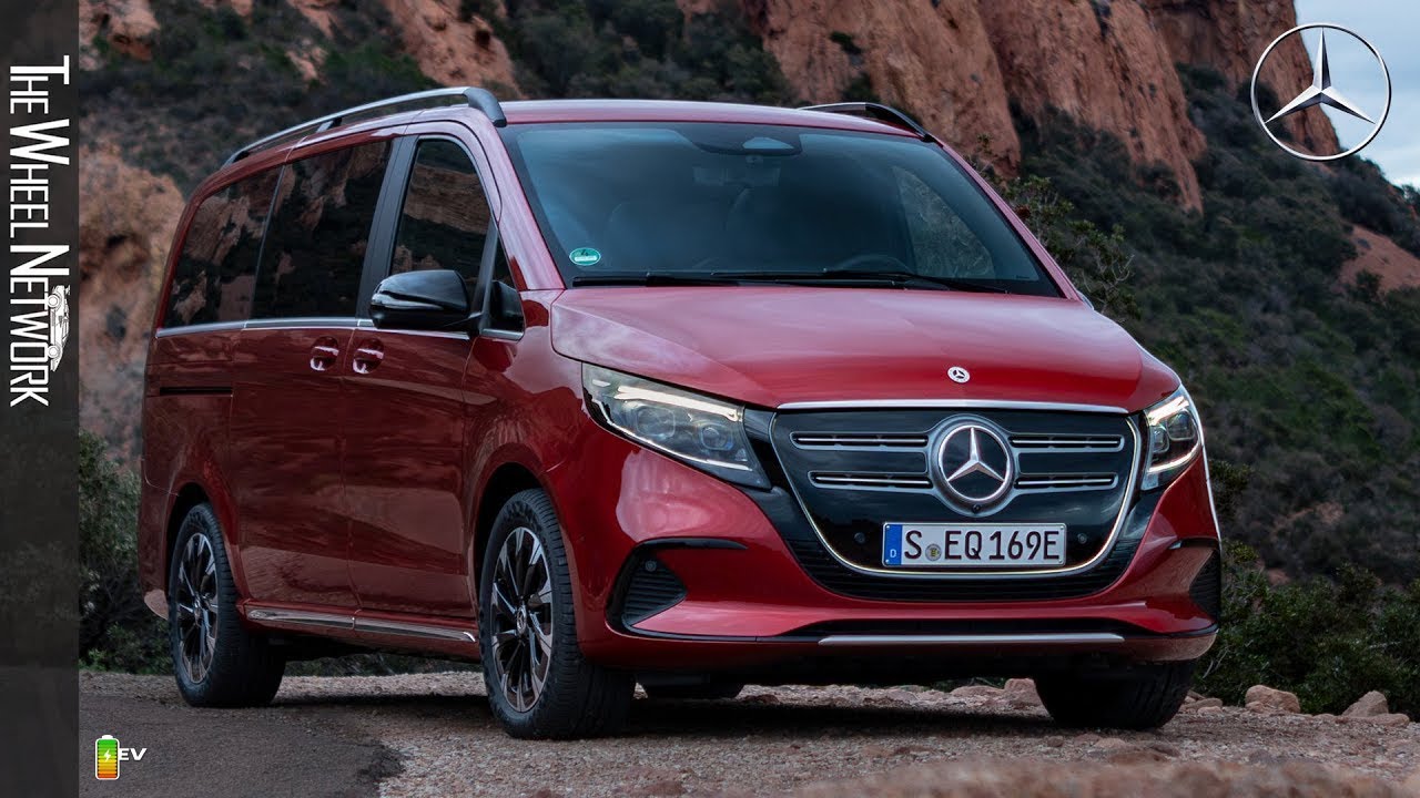 2024 Mercedes-Benz EQV Avantgarde | Hyacinth Red Metallic | Driving ...