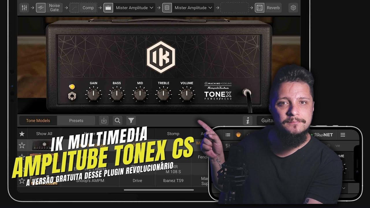 Amplitube TONEX CS - A Versão Gratuita do Novo Plugin REVOLUCIONÁRIO da ...