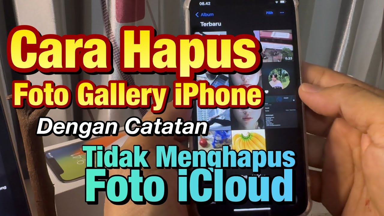 Cara Hapus Foto Gallery iPhone Tanpa Menghapus iCloud Foto - YouTube