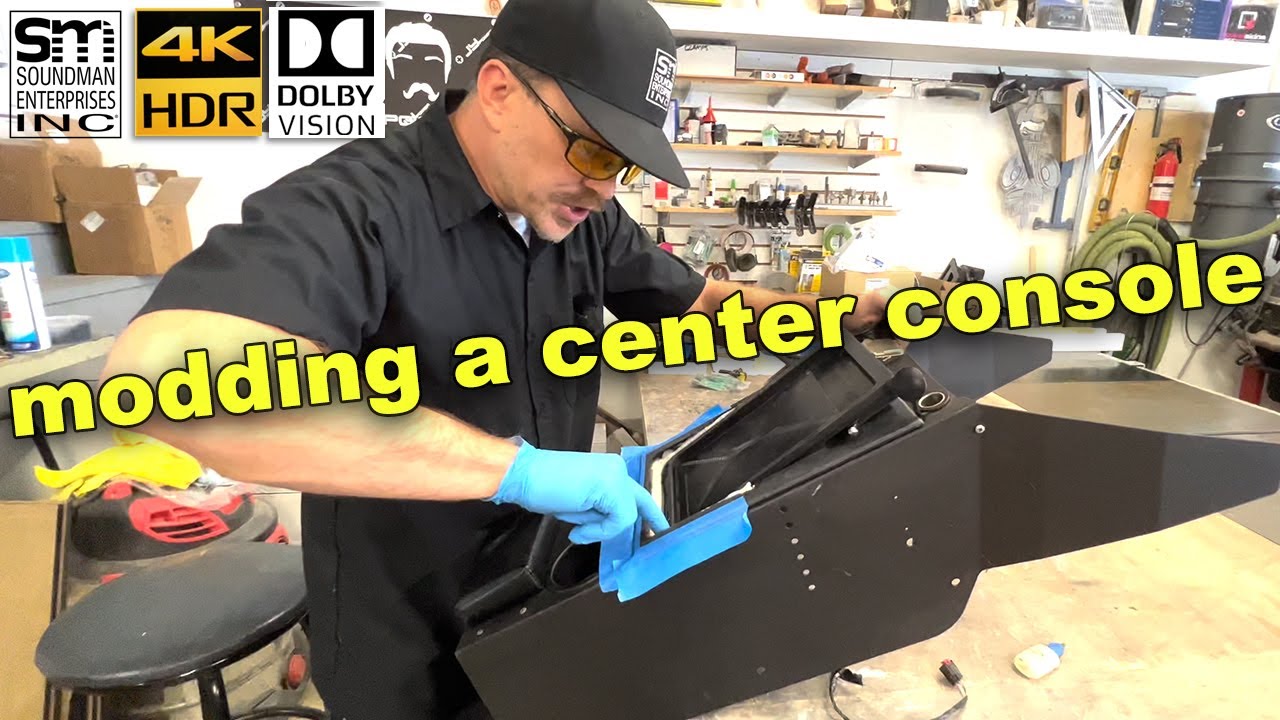 modding a customer's center console! - YouTube