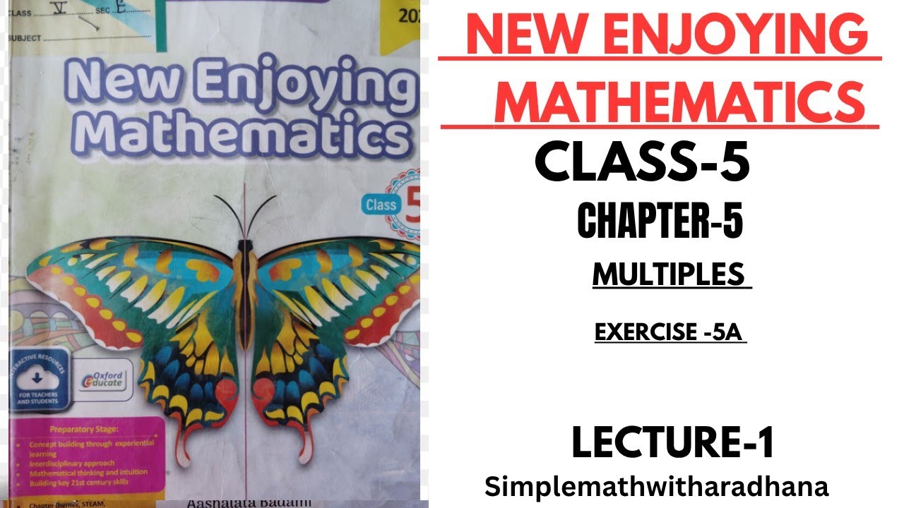 NEW ENJOYING MATHEMATICS || CLASS 5 || CHAPTER 5 || MULTIPLES ...