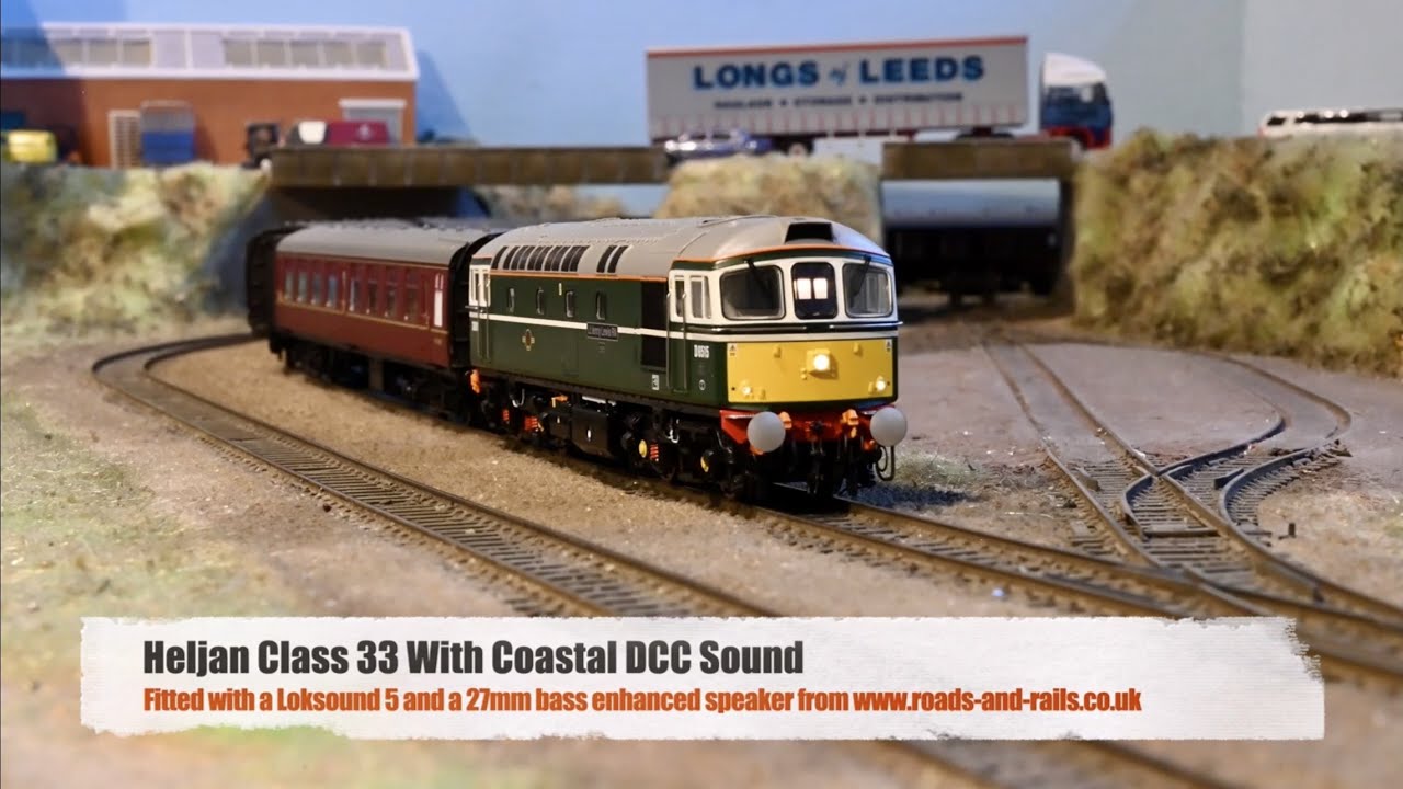 Heljan Class 33 With Coastal DCC Sound And An East Fit 27mm Bass ...