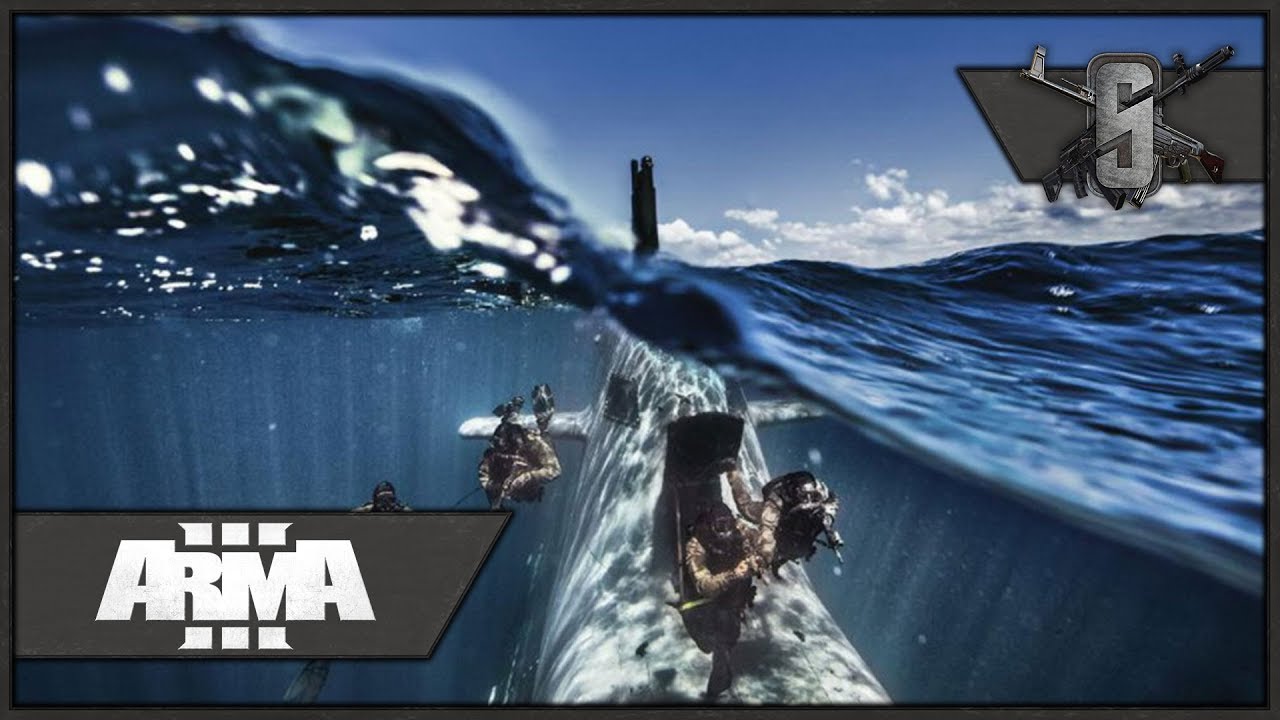 Submarine Insertion and Helicopter Impregnation - ArmA 3 Zeus Gameplay - YouTube