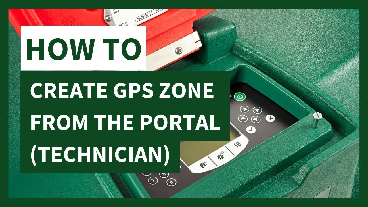 How to create a GPS zone from the portal (Technician) - YouTube