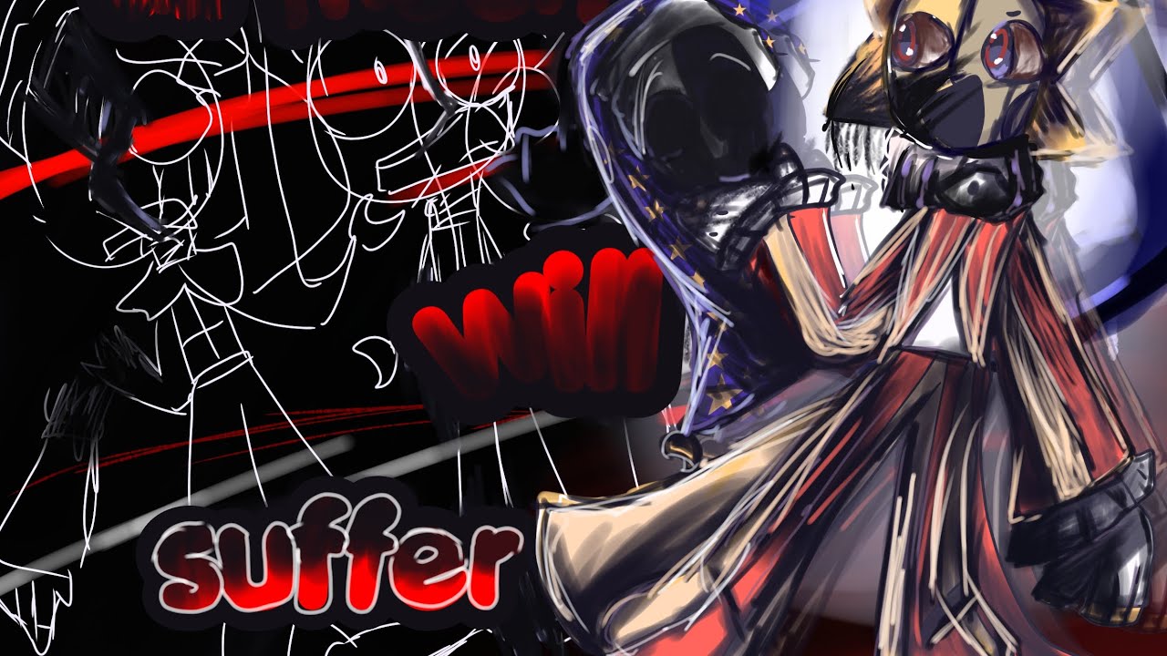 speed paint of moon killer sun|! BLOOD! warning! - YouTube