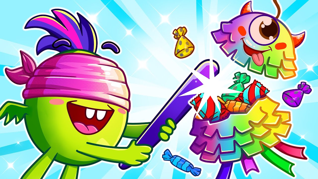 Pinata Song 😻🎊 | Best Simple Nursery Rhymes and Kids Songs by Fluffy ...