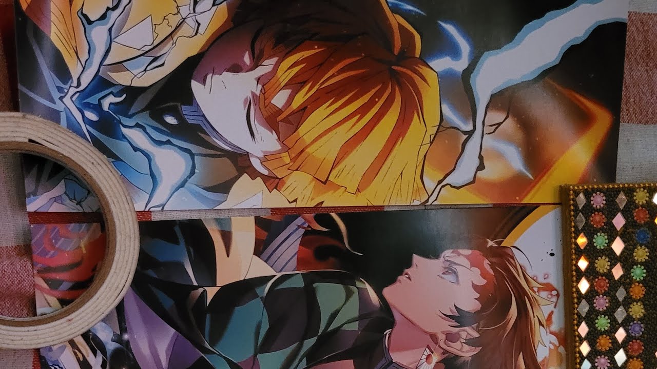 REDCLOUD set of 12 mix anime wall posters for room size 4.5x12 inch ...