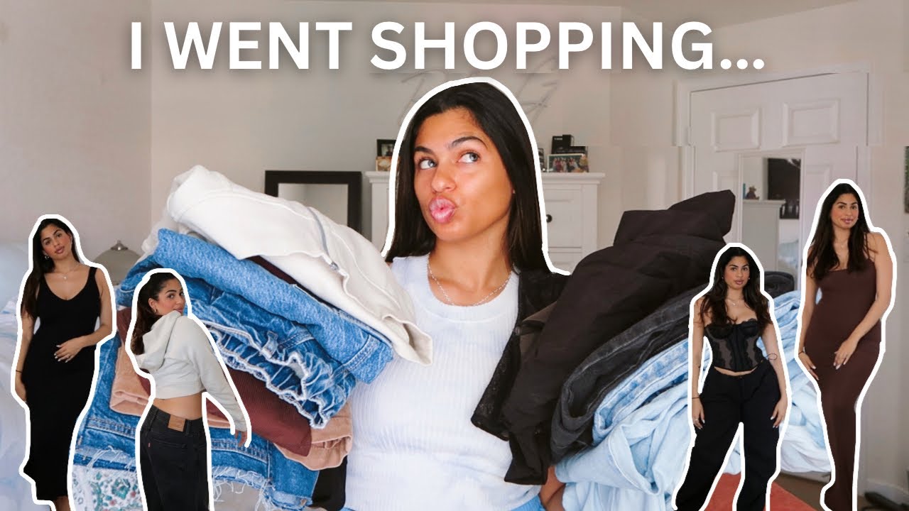 Summer try on clothing haul 2023 | Skims, Urban, Levis, Zara, Topshop, Lululemon, & MORE - YouTube