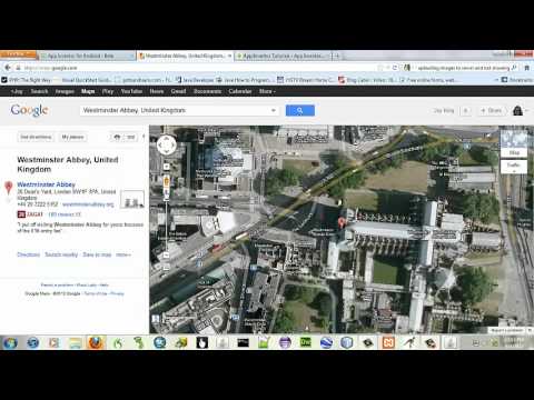 London Map Tour using App Inventor - YouTube