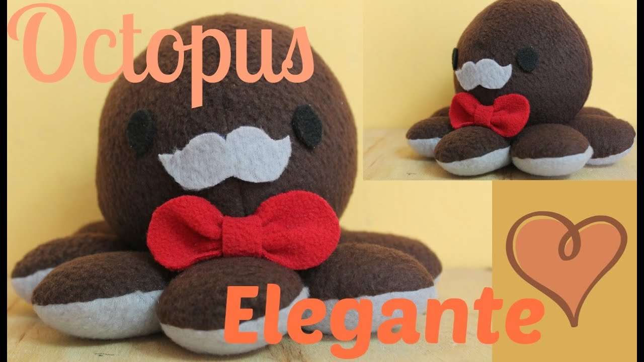 Peluche octopus//Papi octopus - YouTube
