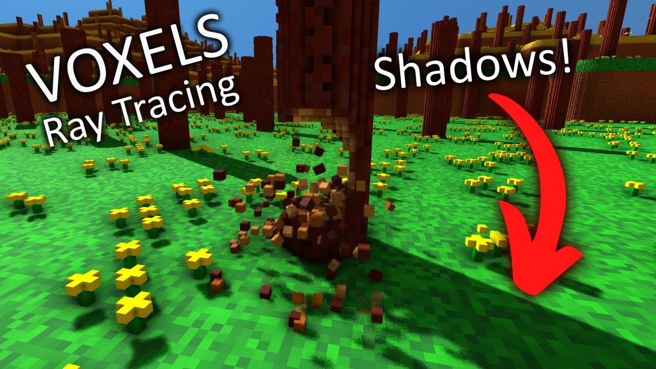 Voxtopolis Ray Traced Voxels Shadows And Props Youtube