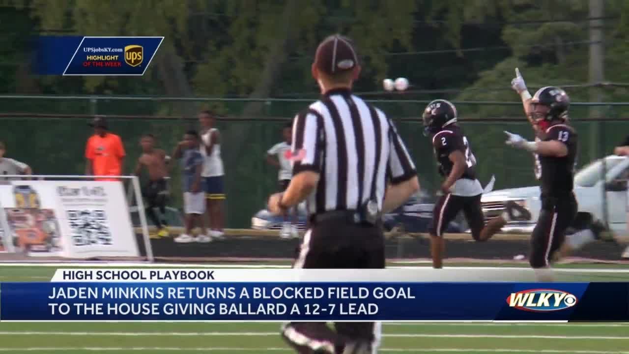 UPS Jobs Play of the Week: 66-yard blocked field goal return by Ballard ...
