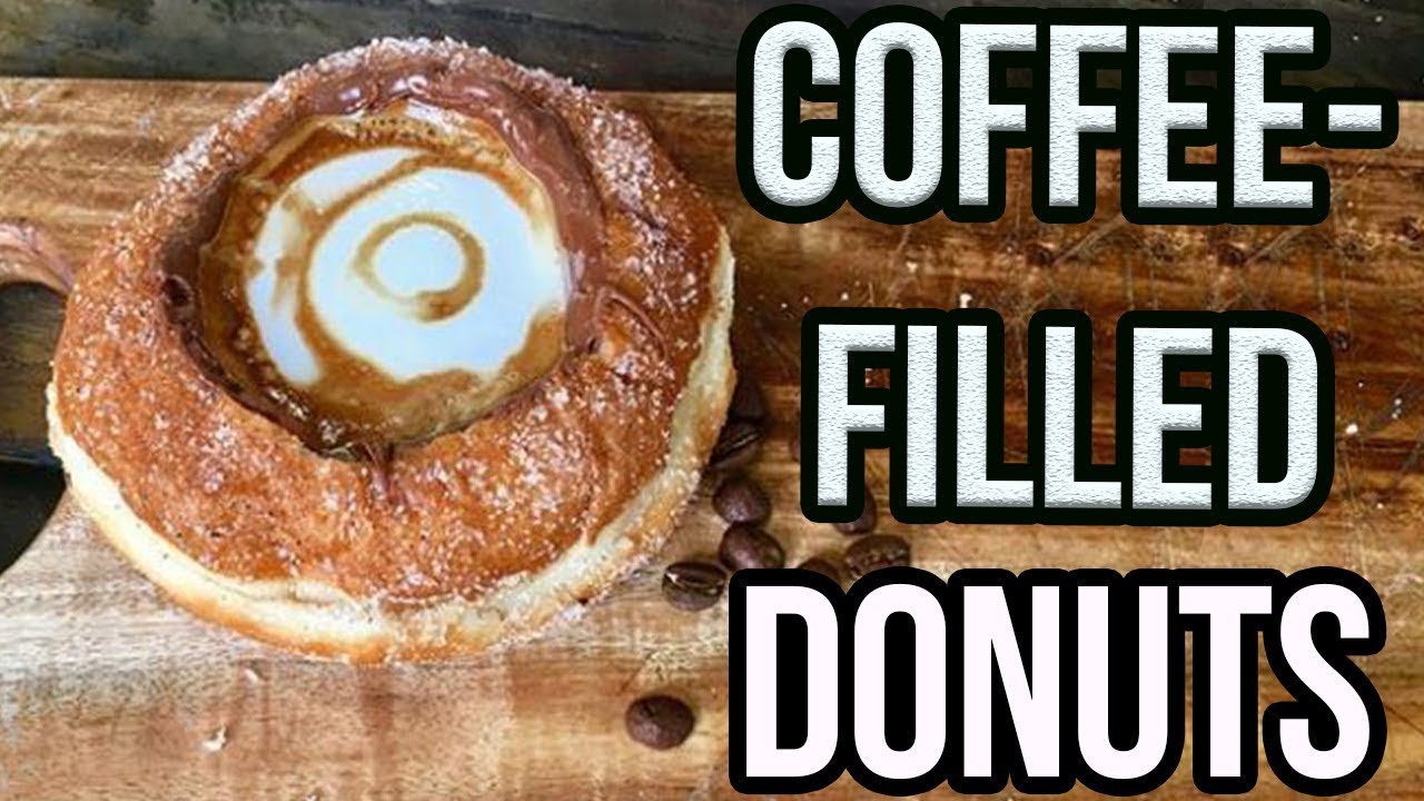 Coffee-Filled Donuts Are REAL & Here's Where You Can Get Them - YouTube