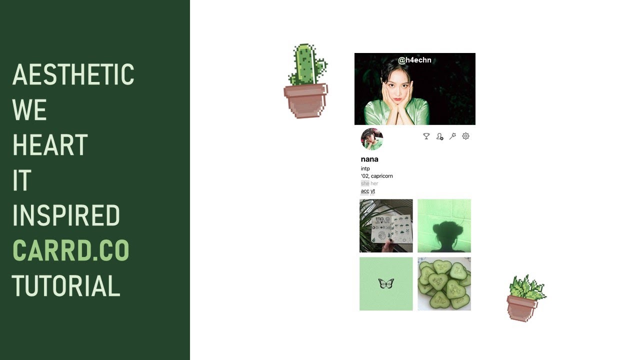 an aesthetic we heart it inspired 「 carrd.co 」tutorial (mobile friendly ...