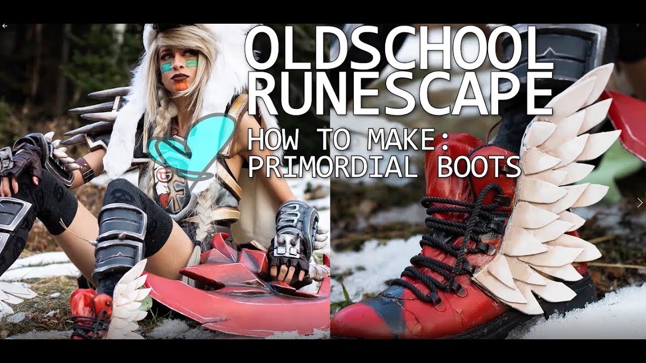 [OSRS] Primordial Boots: Cosplay Tutorial | Old School Runescape - YouTube