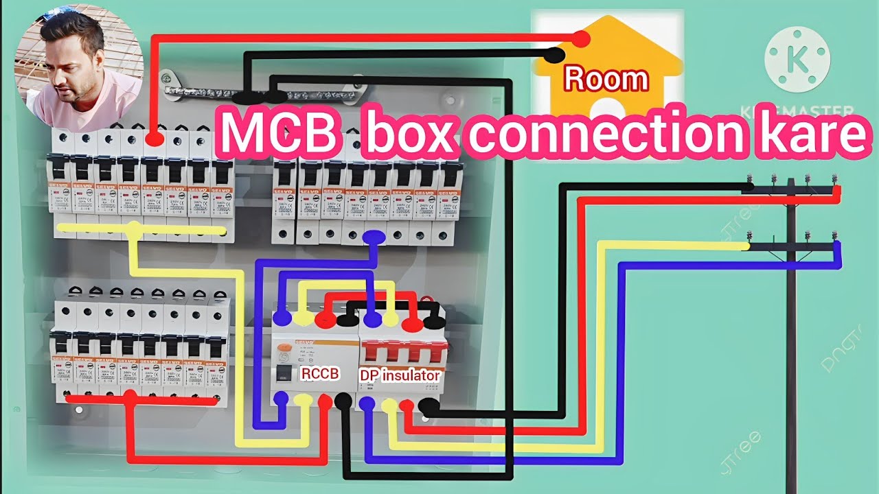 how to MCB box connection house wiring MCB connect - YouTube