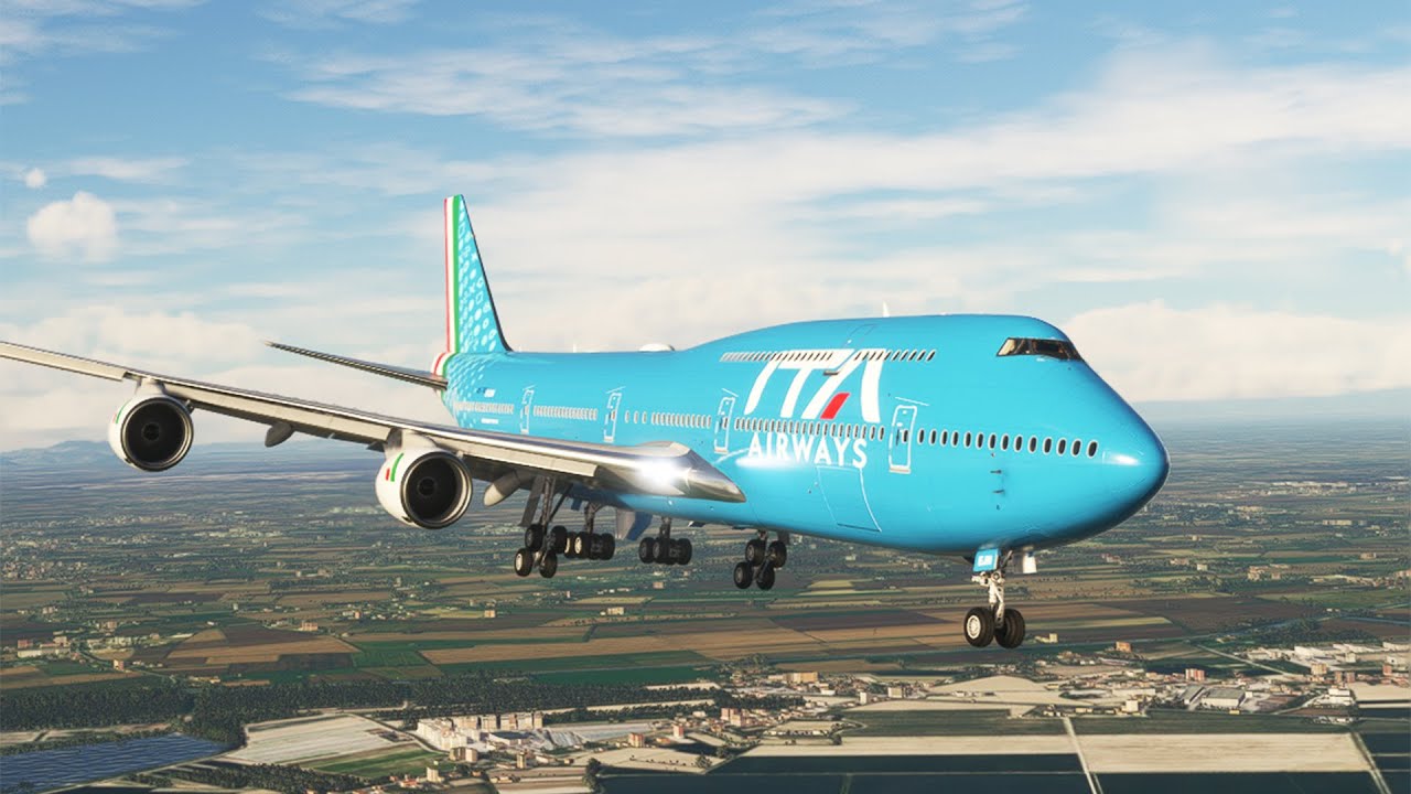 Amazing!! Smooth Landing Of a Boeing 747 ITA Airways at JMadeira ...