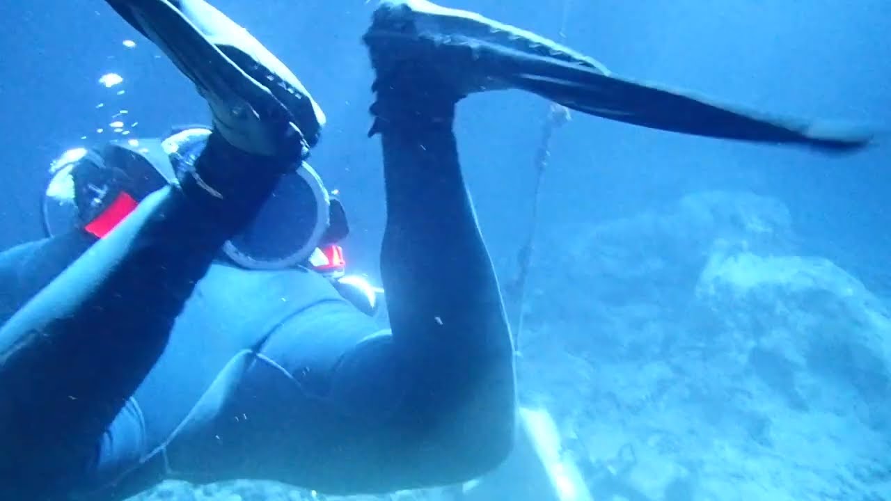 Jacob Divemaster in Training SCUBA diving Vortex Spring with Tallahassee instructor Gabrielle ...