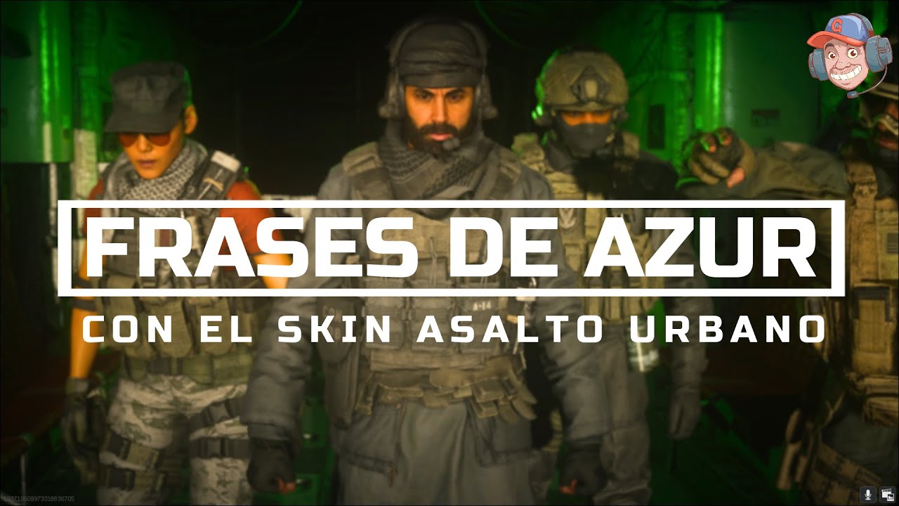 Frases de Azur (Con el skin Asalto Urbano) en Warzone - Audio Latino ...