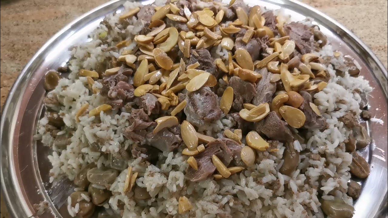 طريقه تحضير رز بفول علي طريقه لبنانيه - YouTube