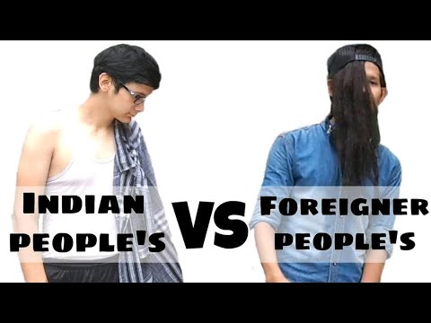 Indian people's vs Foreigner people's | Ne2y | Funny vines | India |