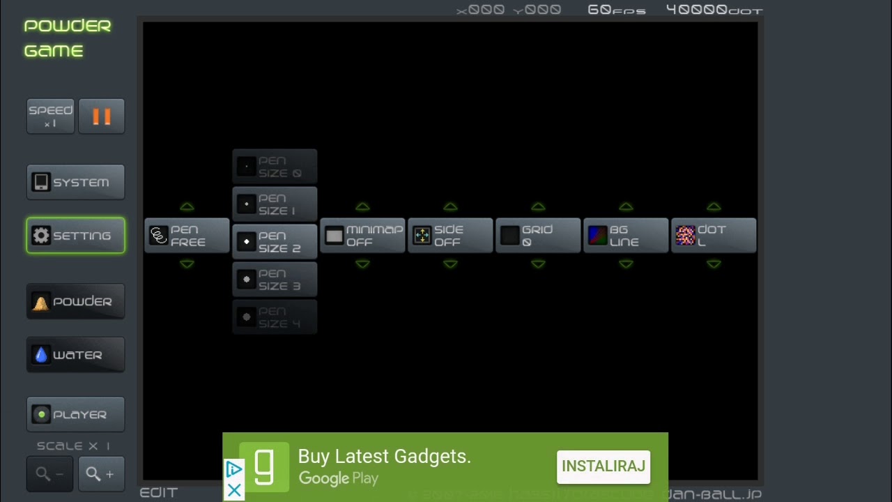 Powder game - how to make volcano - YouTube