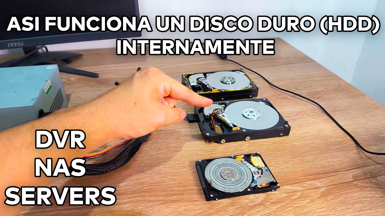 ASI FUNCIONA UN DISCO DURO MECANICO INTERNAMENTE | Explicacion Sencilla ...
