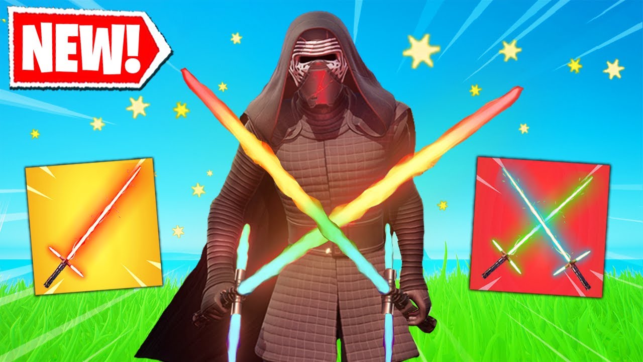 The *LIGHTSABER* ONLY Challenge in Fortnite - YouTube