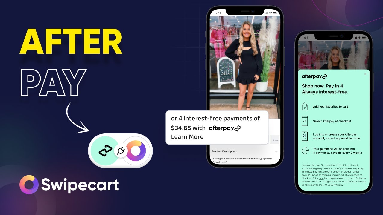 How to integrate Afterpay with Swipecart | Buy Now Pay Later Solution To Increase Conversions💰 ...