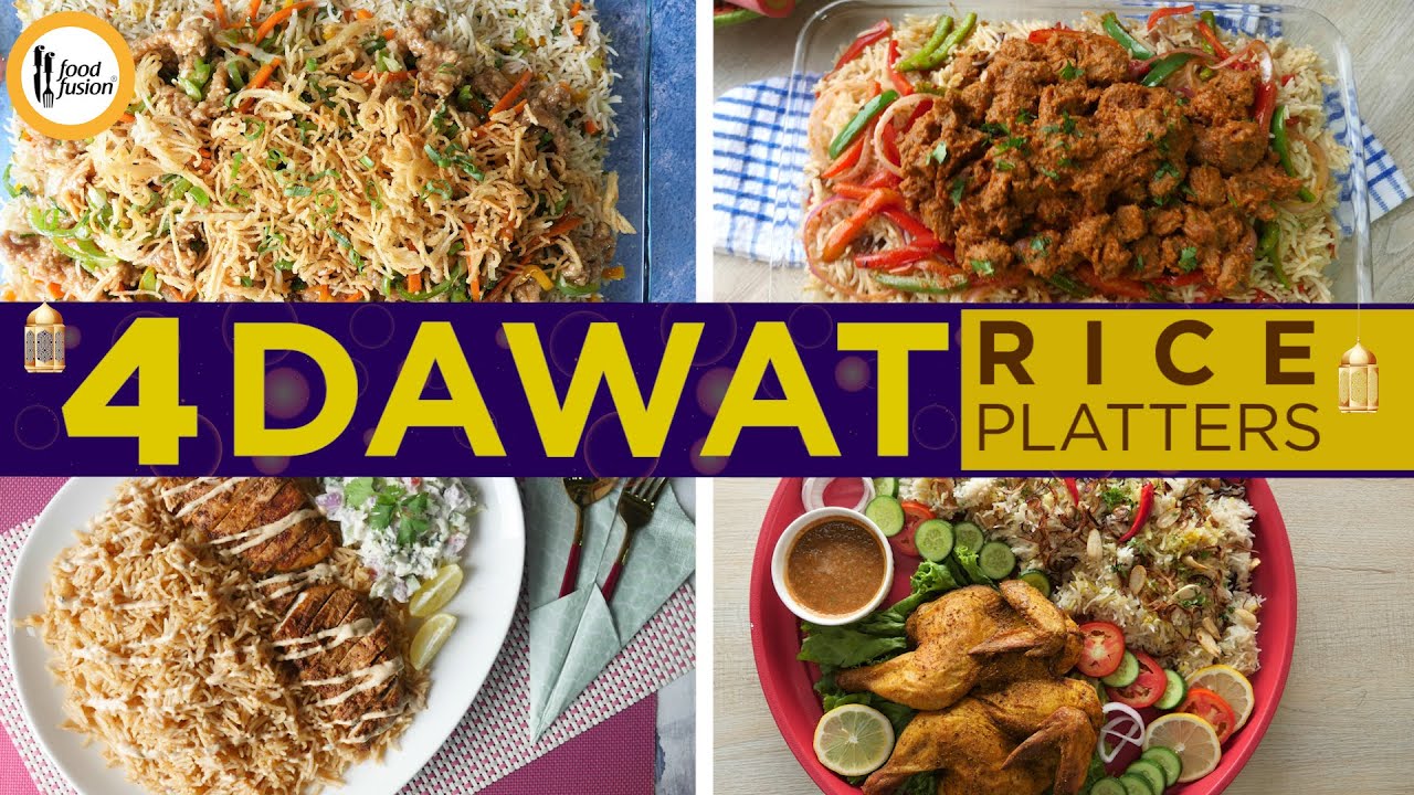 4 Dawat Rice Recipe By Food Fusion (Eid Special) - YouTube