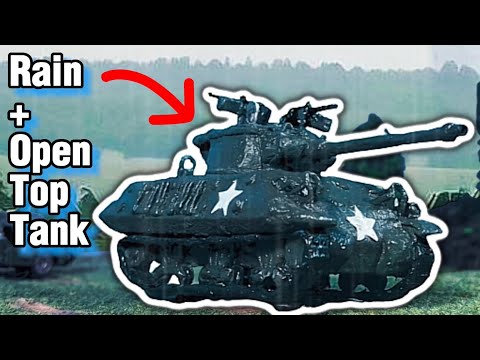 Rain + Open Top Tank | Stopmotion WW2 - YouTube
