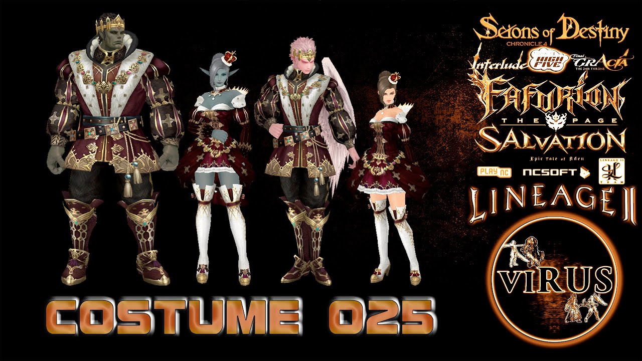 New Costumes. 025. LINEAGE II. Any Chronicles √i®uS - YouTube