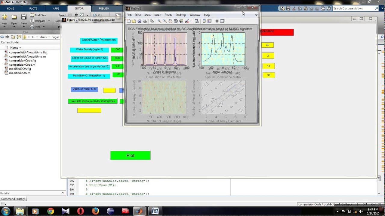 Gui Using Matlab For Direction Of Arrival Estimation Part 4 Youtube