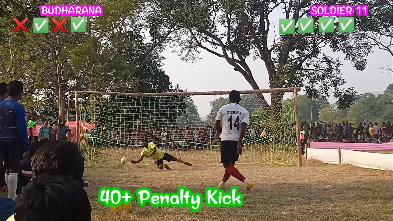 40 Pulse Penalty Kick || Dhanipat Football Turnament || Old Man ...