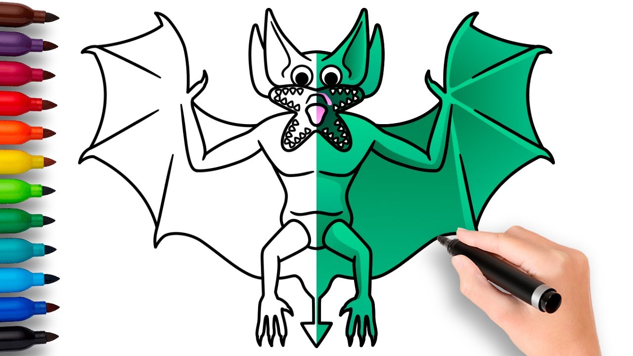 COMO DIBUJAR a NIGHTY BOO’s MOM | Garten of Banban 4 - paso a paso ...