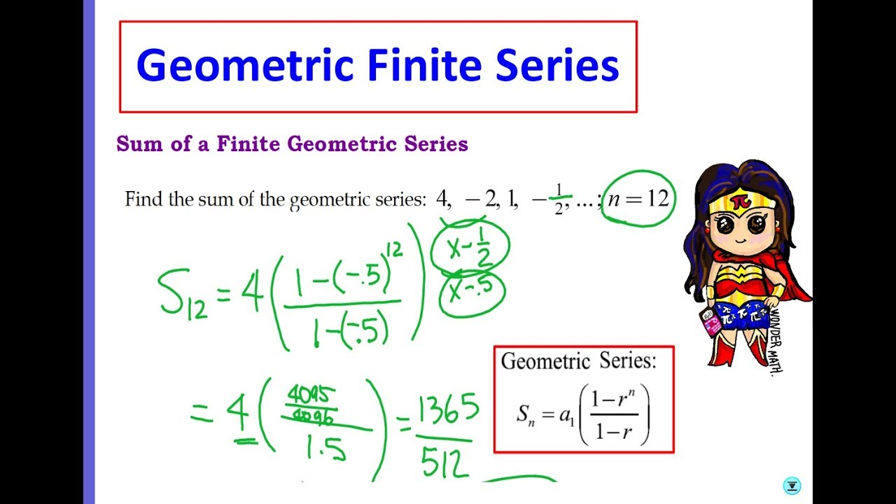 Geometric Finite Series - YouTube