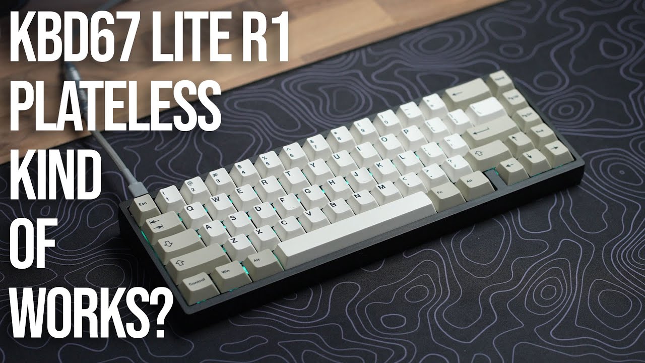 Plateless Mod Kind Of Works with KBD67 Lite R1 - SP-Star Meteor Whites ...