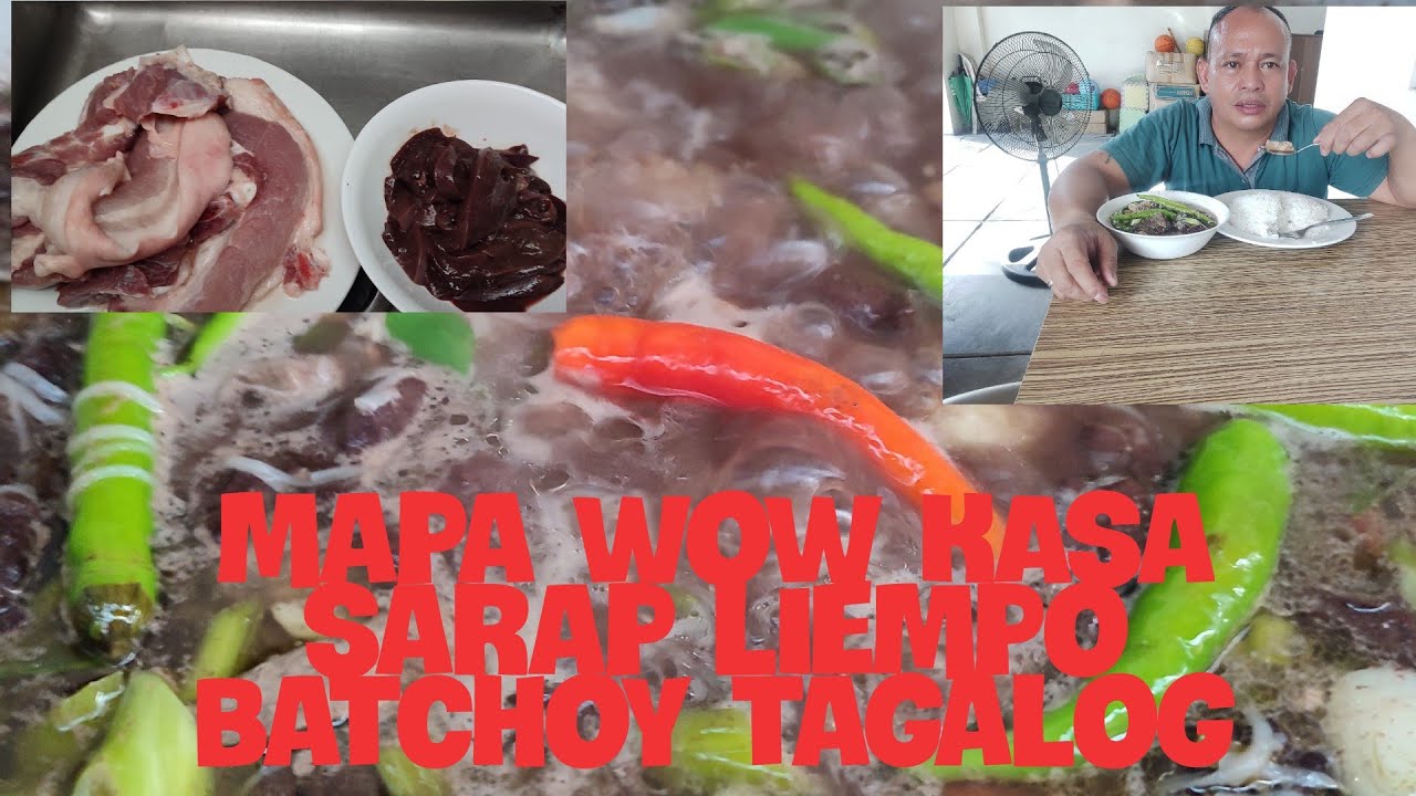 mapa wow ka sasarap pork liempo batchoy tagalog/indoor cooking recipe ni TOLIT'Z vlog - YouTube
