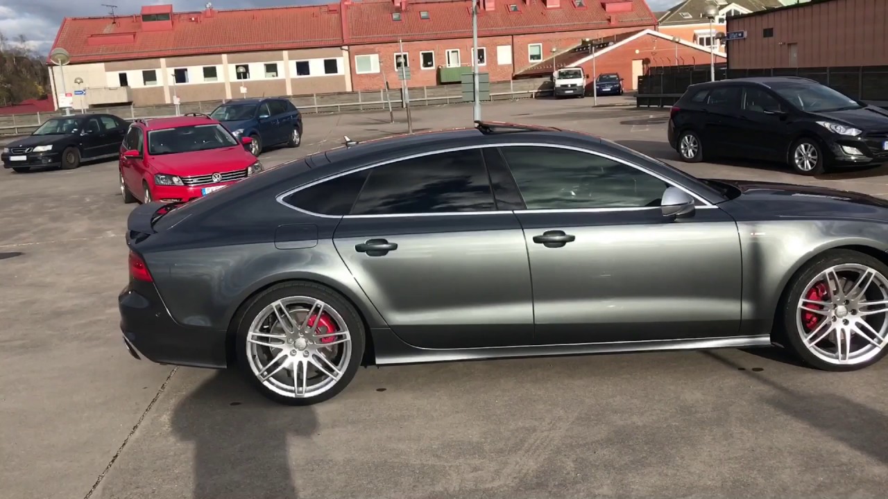 Audi A7 3,0 TDI Q RS7-full optik - YouTube