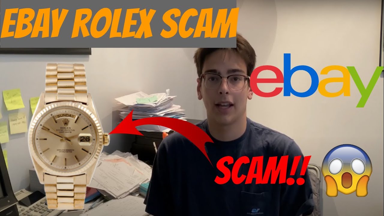 ALMOST SCAMMED OUT OF $5000 | EBAY ROLEX SCAM - YouTube