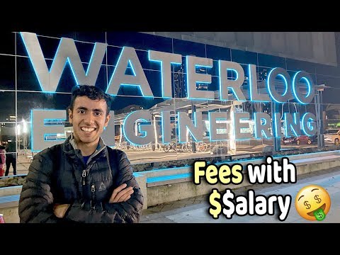 International Students Pay FEES With SALARY! Life at University of Waterloo