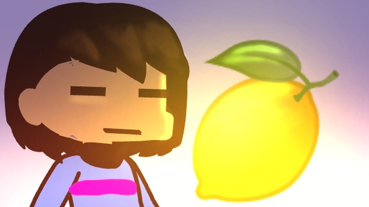 Frisk eats a lemon and dies - YouTube