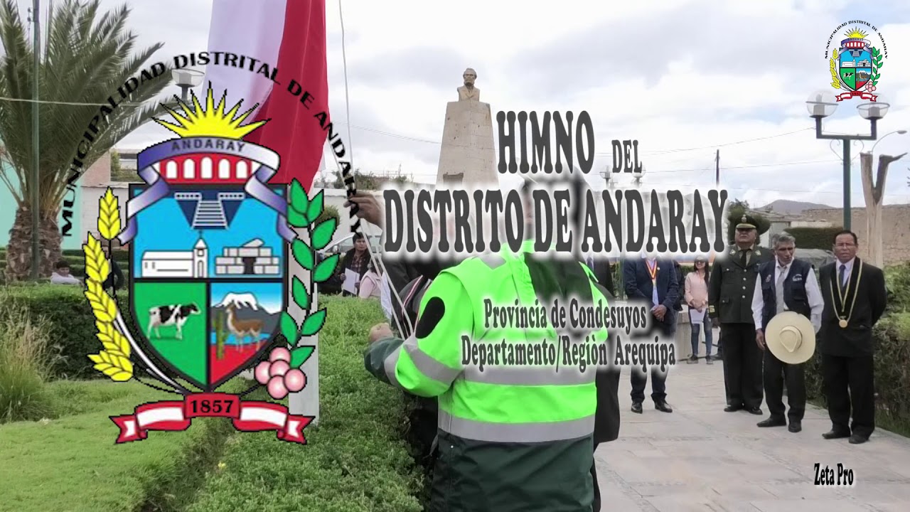HIMNO DEL DISTRITO DE ANDARAY - YouTube