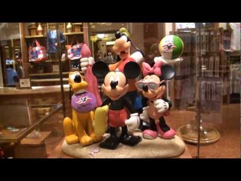 Tour of the Disney Dream Merchandise Shops - YouTube