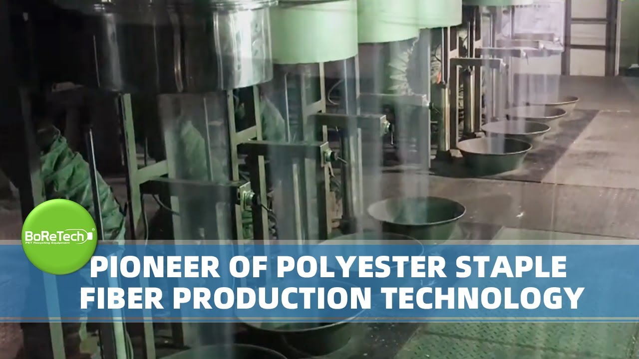 15 t/d PSF Production Line - YouTube