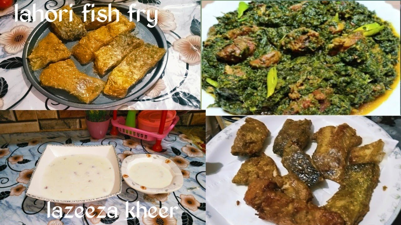 Aj Mazedaar Kheer Or Lahori Fish Fry Bnae | Life With Samaviya - YouTube