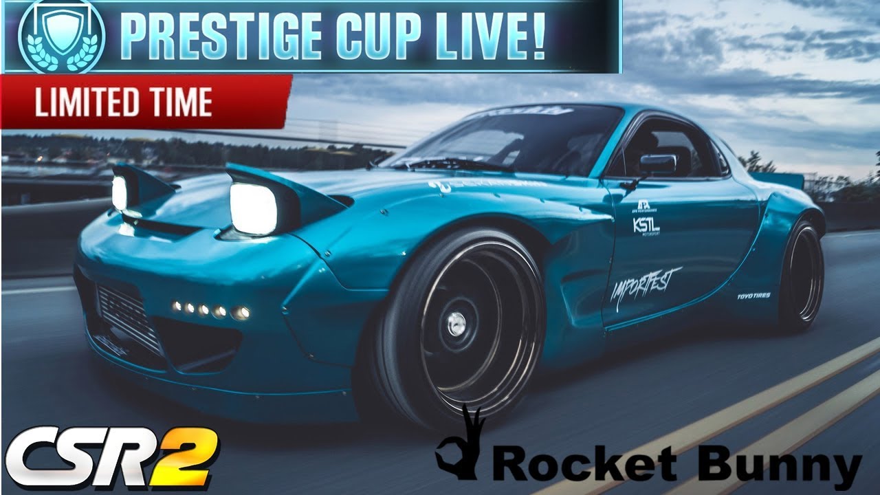 Prestige Cup Live With The Mazda Rx7 Rocket Bunny | Csr Racing 2 - YouTube