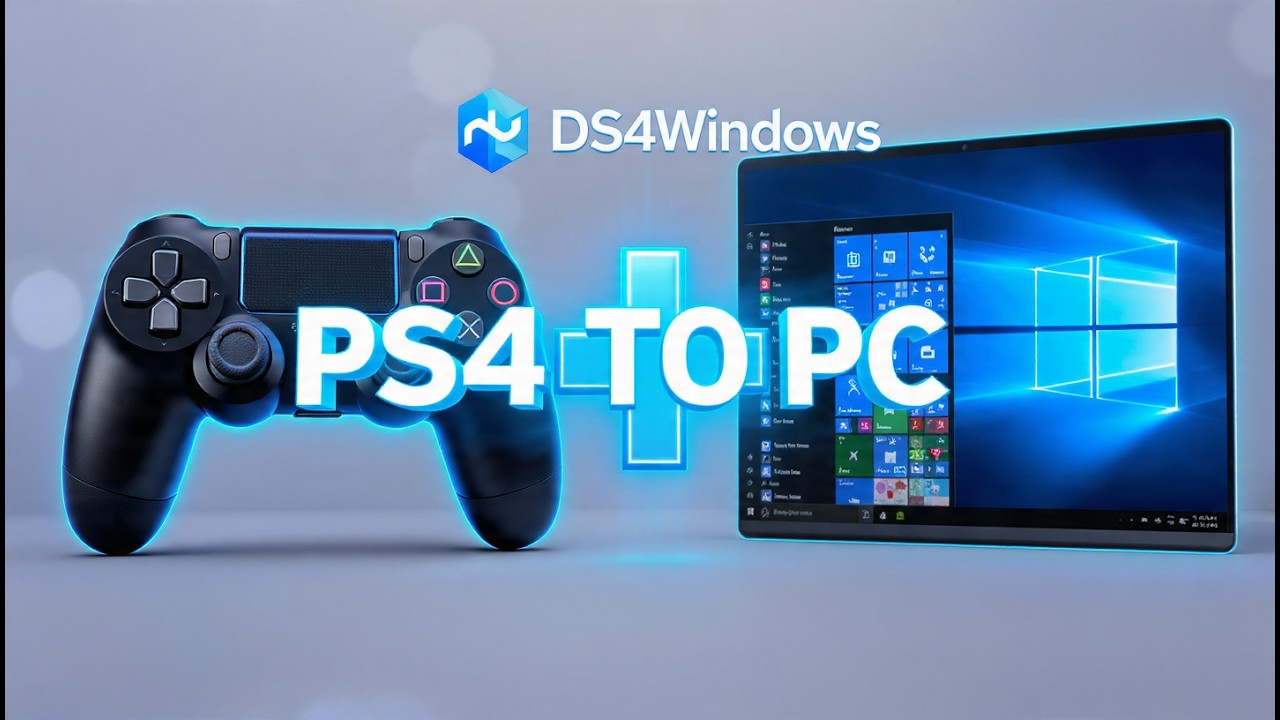 How To Connect Your PS4 Controller to PC & DS4Windows - YouTube