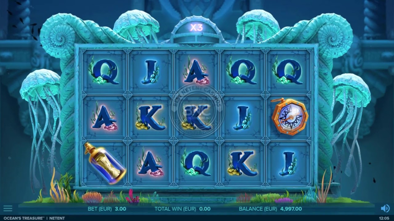 Ocean's Treasure slot by NetEnt - YouTube